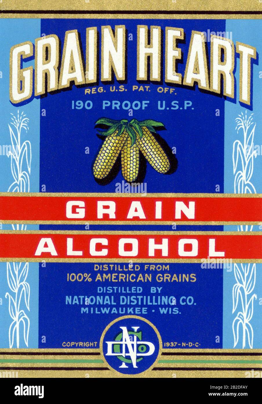 Grain Heart Grain Alcohol Stock Photo - Alamy