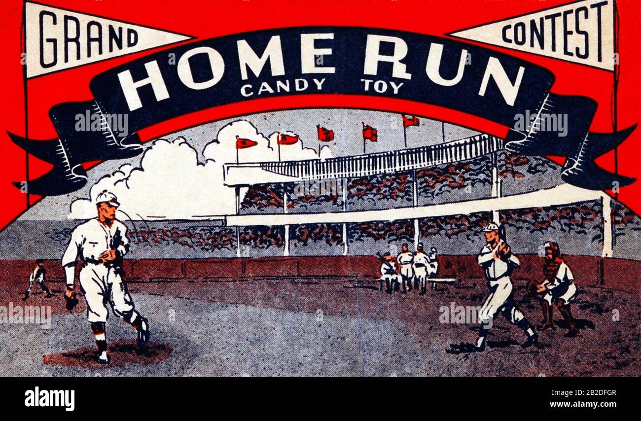 Home Run Candy Toy Stock Photo - Alamy