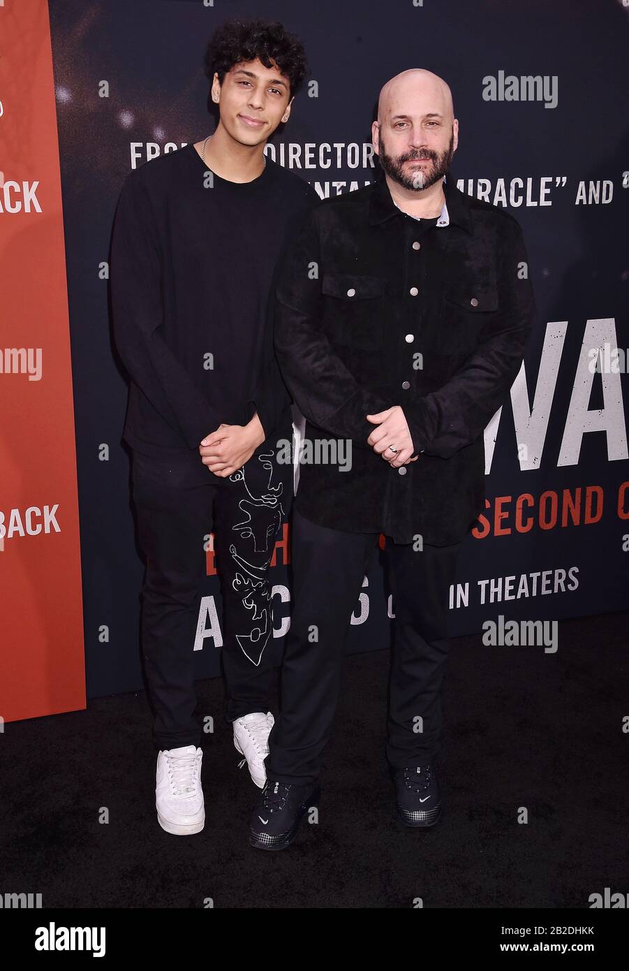 LOS ANGELES, CA - MARCH 01: Brandon Gilbert (L) and Aaron L. Gilbert ...