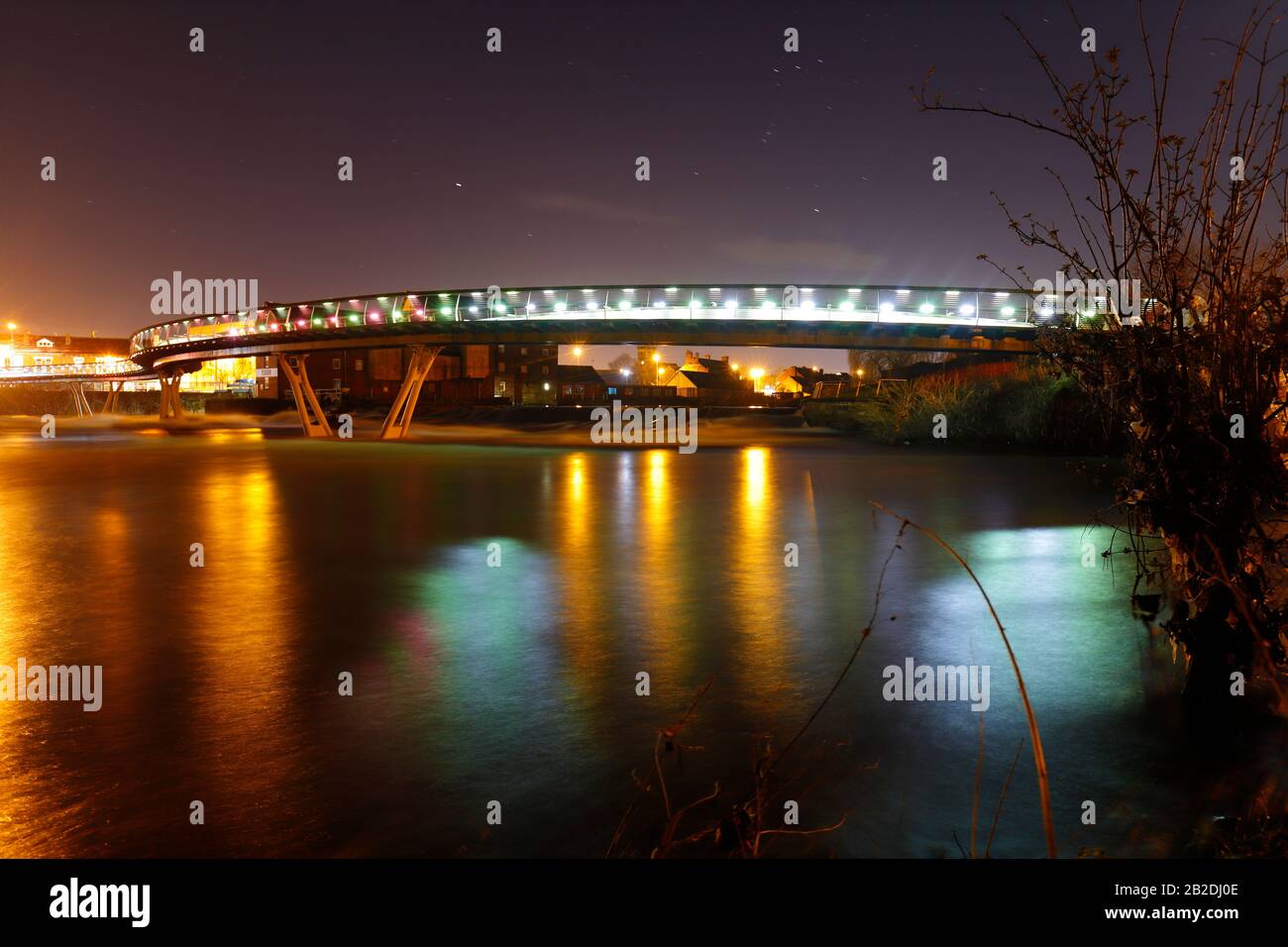 Millennium bridge in castleford hi-res stock photography and images - Alamy