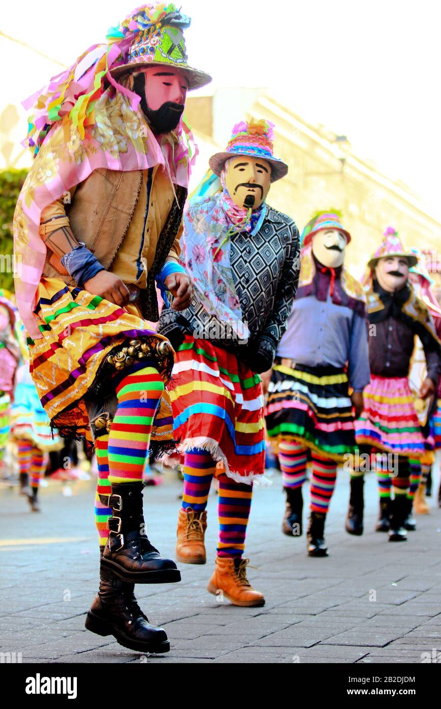 group of mexican dancers perform the dance of knives Stock Photo - Alamy