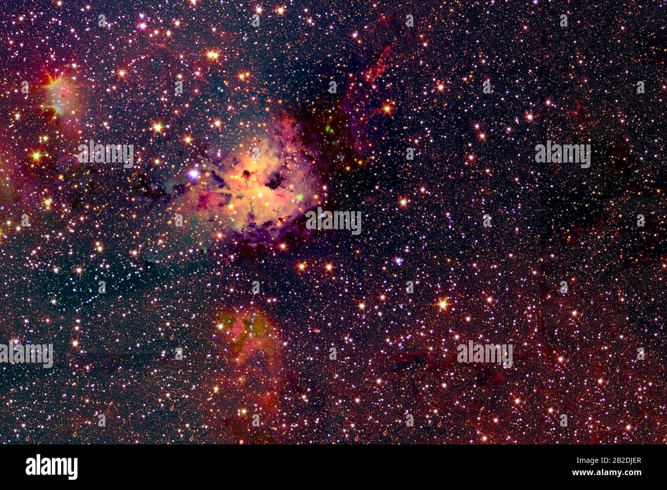 Landscape deep space galaxy nebula hi-res stock photography and images ...