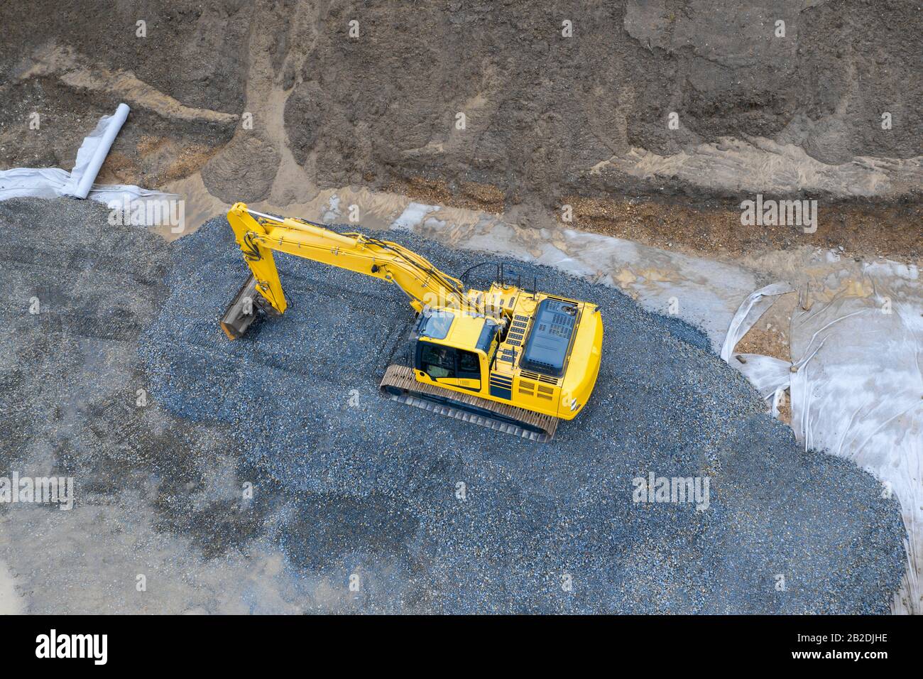 Construction site from above hi-res stock photography and images - Alamy