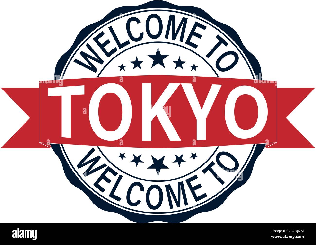 Tokyo. Welcome to Tokyo stamp on a white background Stock Vector Image ...