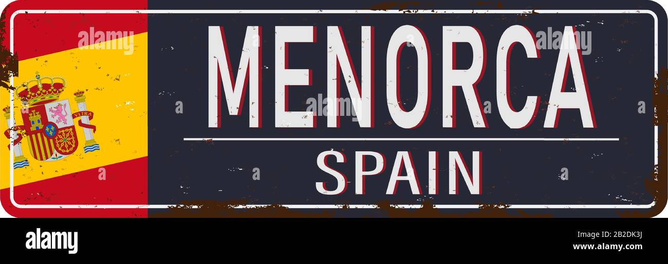 Welcome to menorca Stock Vector Images - Alamy