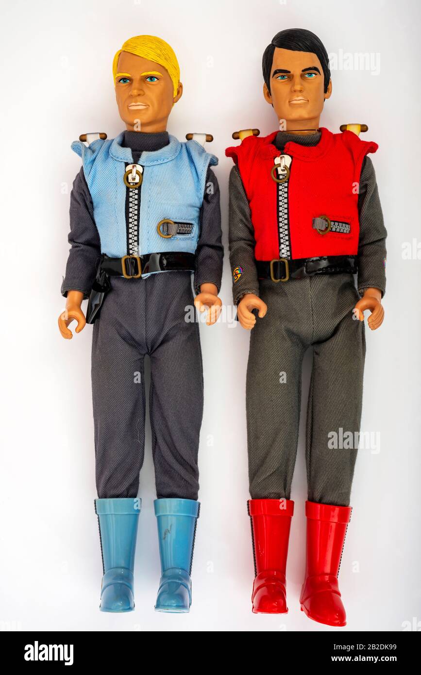 Captain Blue and Scarlet Stock Photo - Alamy