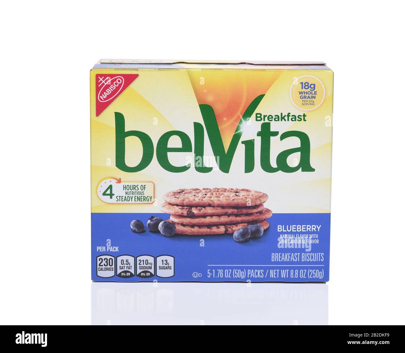 IRVINE, CA - SEPTEMBER 22, 2017: BelVita Blueberry Breakfast Biscuits ...