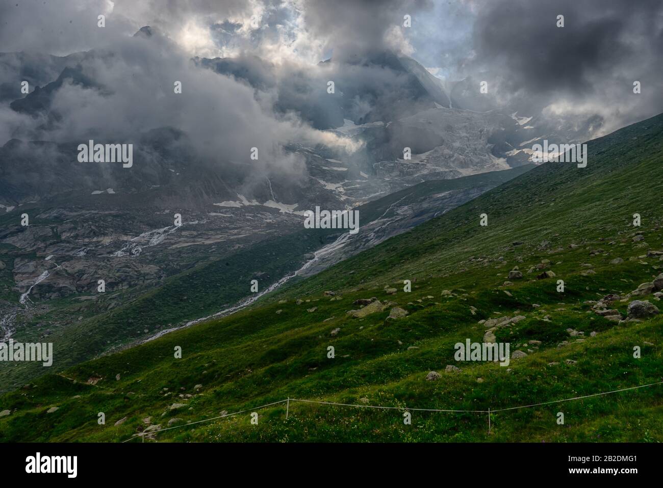 Ecotourism hiking for health in nature of mountains trek Stock Photo ...