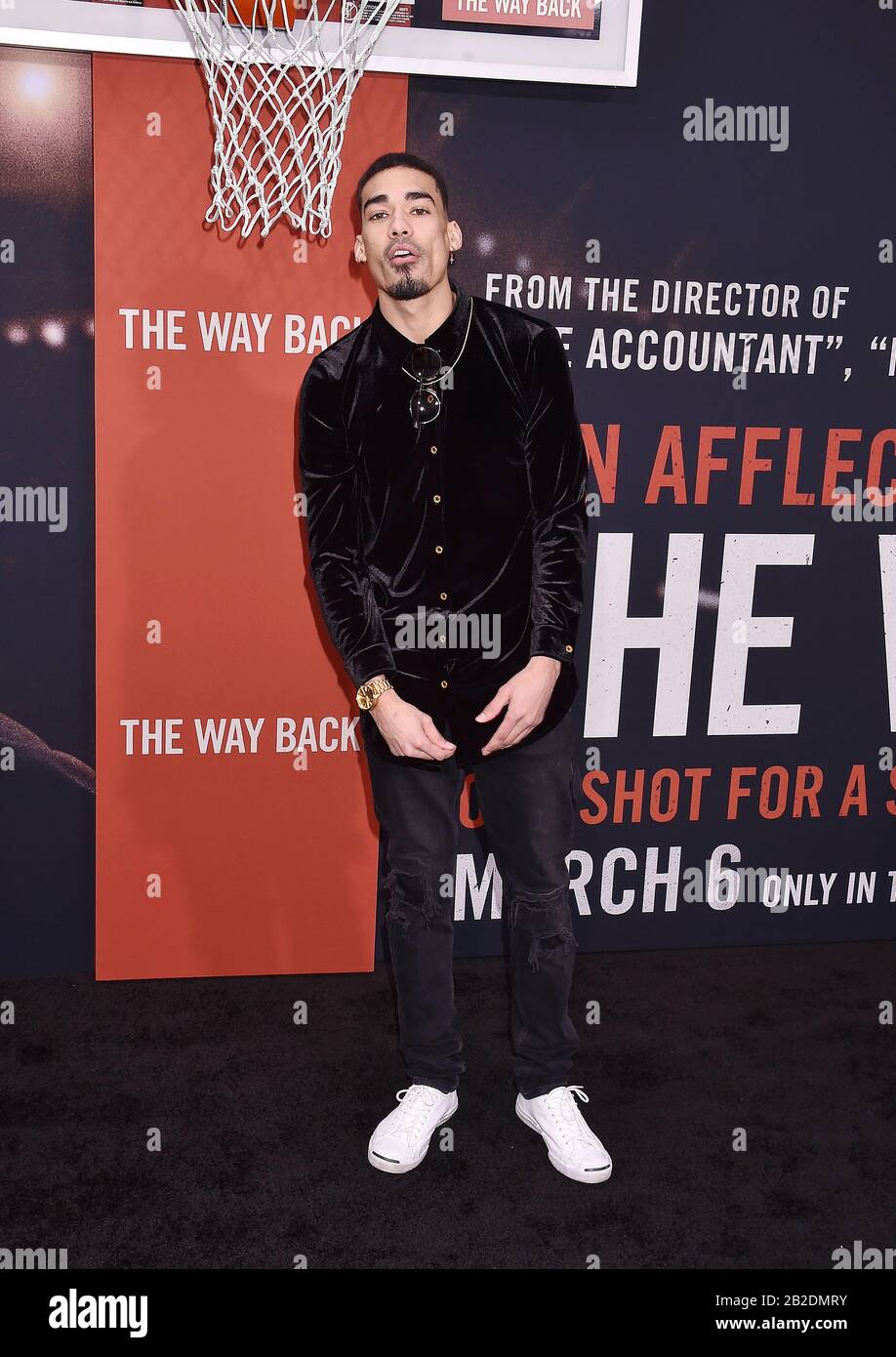 LOS ANGELES, CA - MARCH 01: Roman Mathis attends the premiere of Warner ...