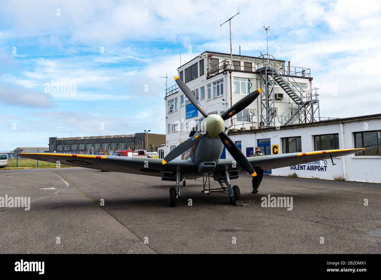 Jim Schofield, cheif pilot at Boultbee Flight Academy with one of the ...