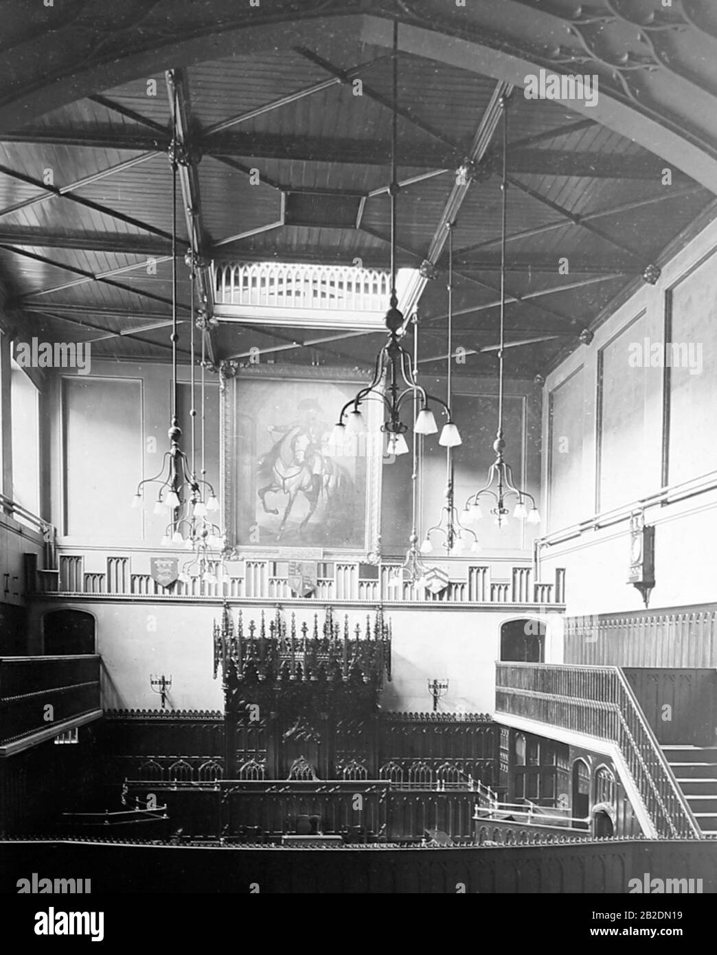 Lancaster Crown Court, Lancaster Castle, early 1900s Stock Photo - Alamy
