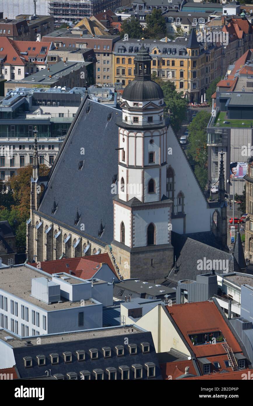 Thomaskirche, Thomaskirchhof, Leipzig, Sachsen, Deutschland Stock Photo ...