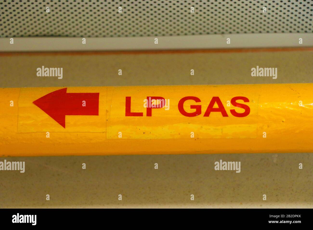 liquid petroleum gas( LPG ) pipe line and safety valve Stock Photo - Alamy
