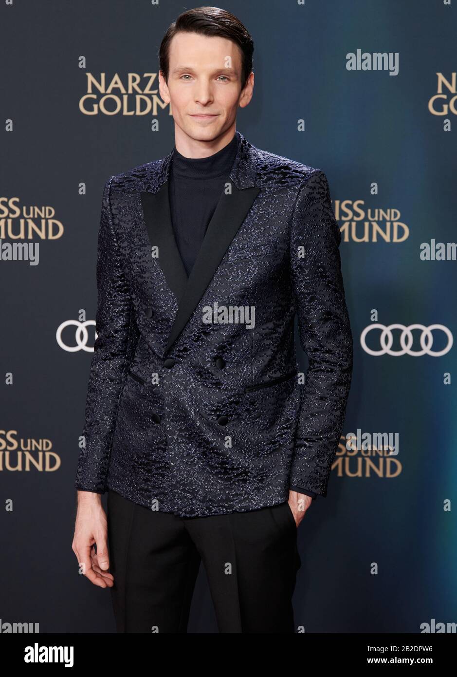 Berlin, Germany. 02nd Mar, 2020. Leading actor Sabin Tabrea comes to ...