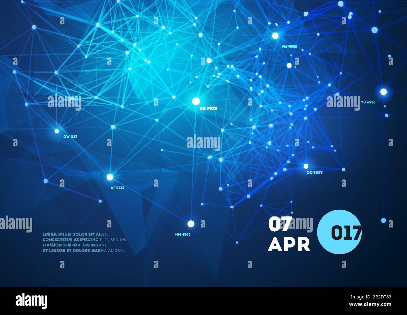 3D Abstract Mesh Background with Circles, Lines and triangular Shapes ...