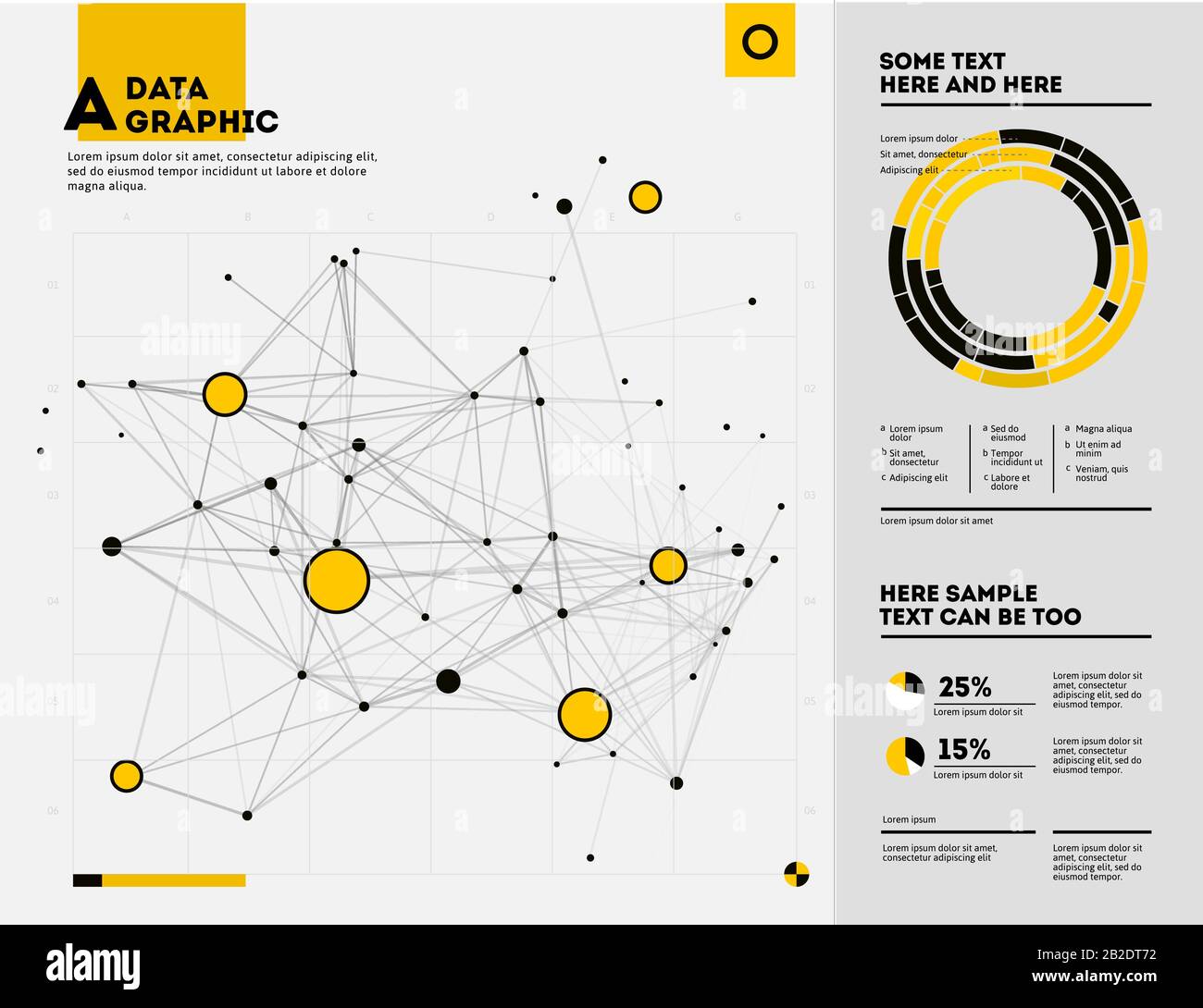 Futuristic infographic. Information aesthetic design. Complex data threads graphic visualization ...