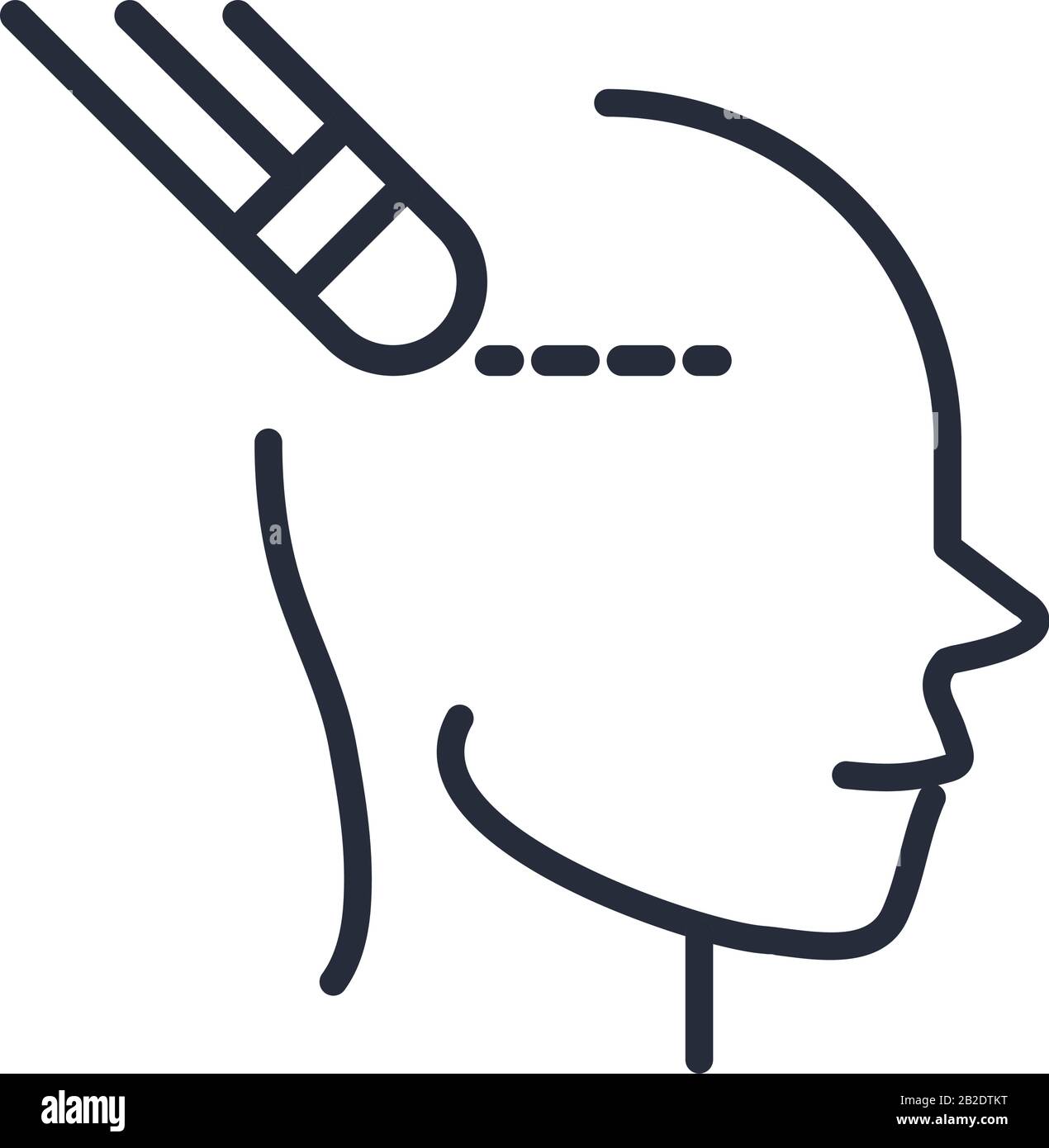 alzheimers disease neurological brain memory loss vector illustration ...