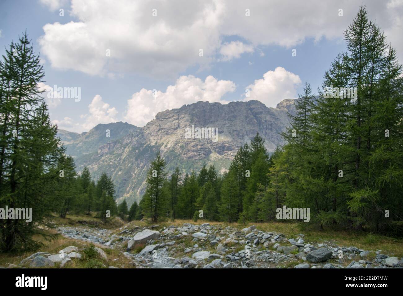 Mountain landscape in Italy Lombardy alps travel Stock Photo - Alamy