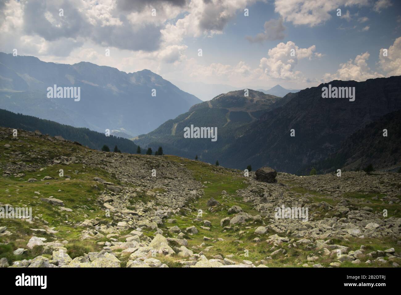 Mountain landscape in Italy Lombardy alps travel Stock Photo - Alamy