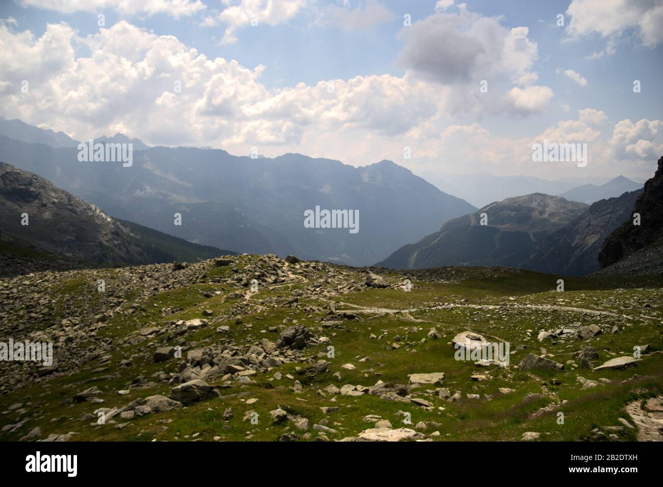 Mountain landscape in Italy Lombardy alps travel Stock Photo - Alamy