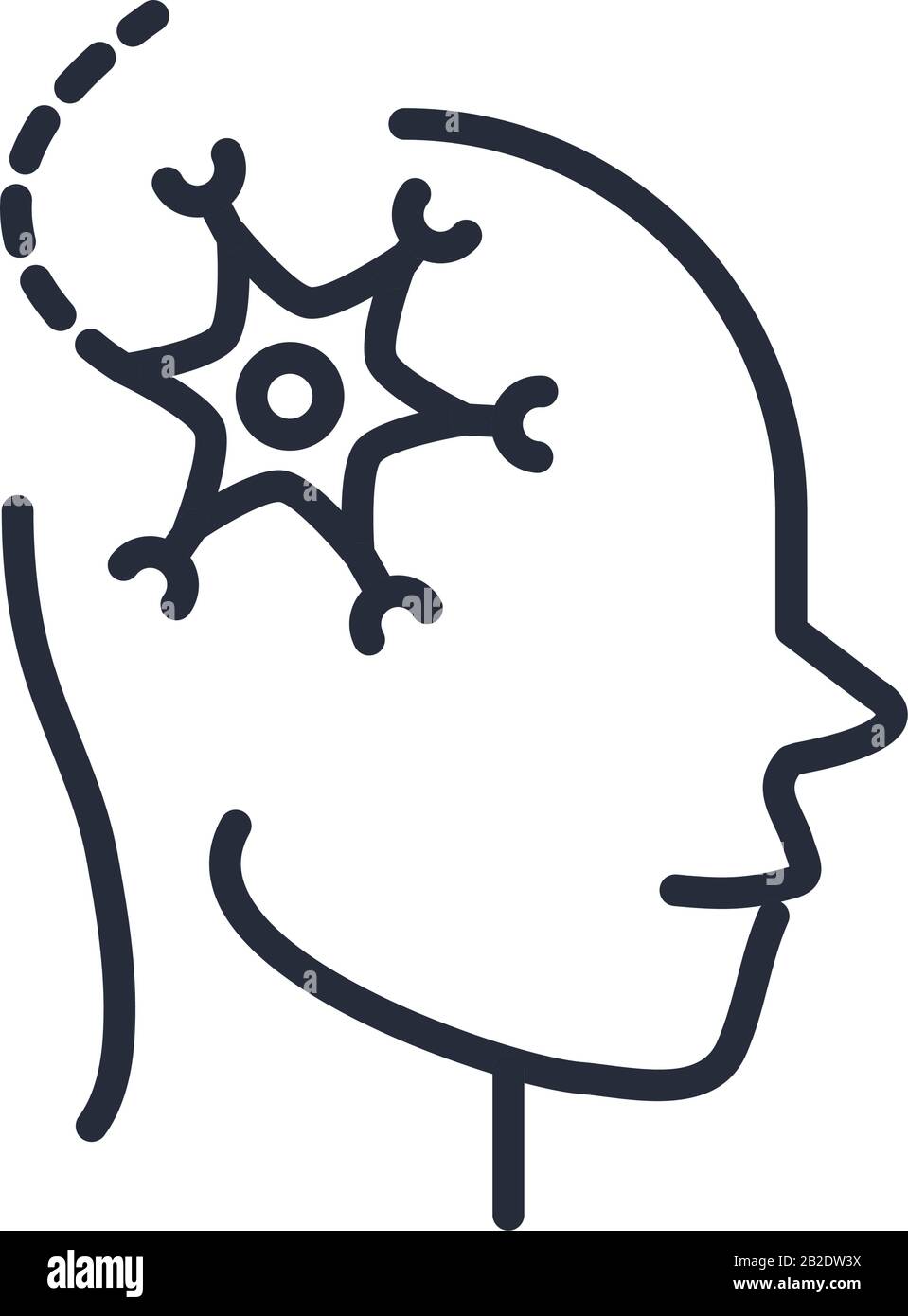 alzheimers disease neurological brain cell neuron vector illustration ... alzheimers disease neurological brain cell neuron vector illustration ...