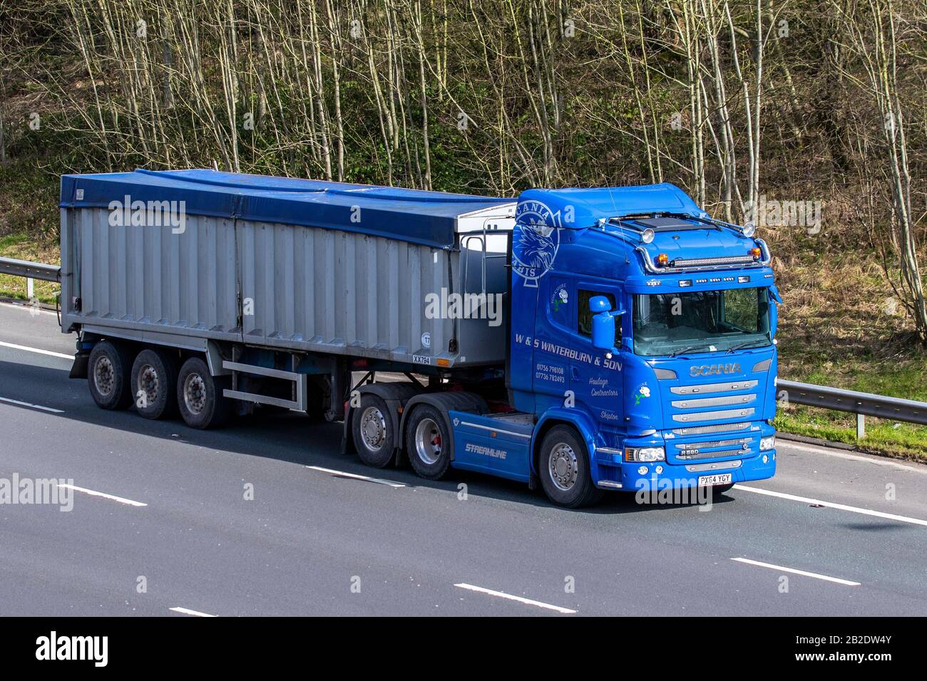W & S Winterburn contractors; HGV Haulage delivery trucks, lorry ...