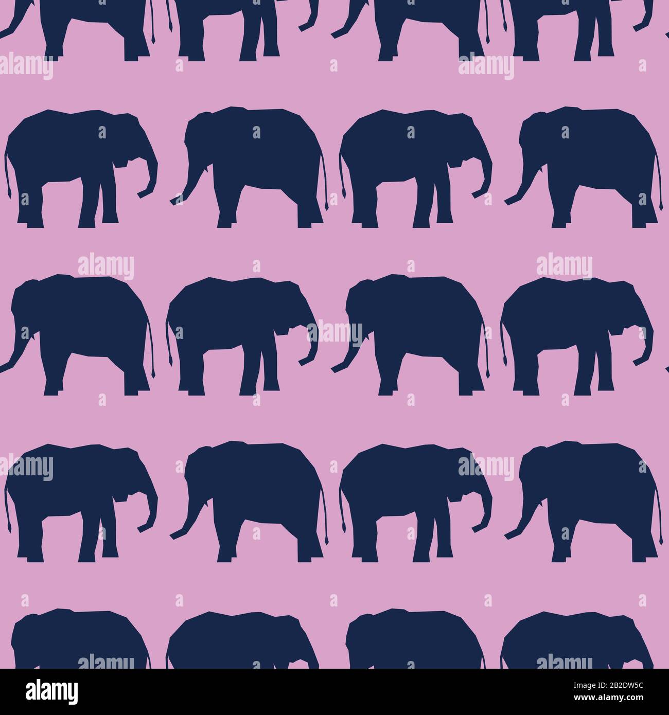 Vector elephants seamless pattern background Stock Vector Image & Art ...