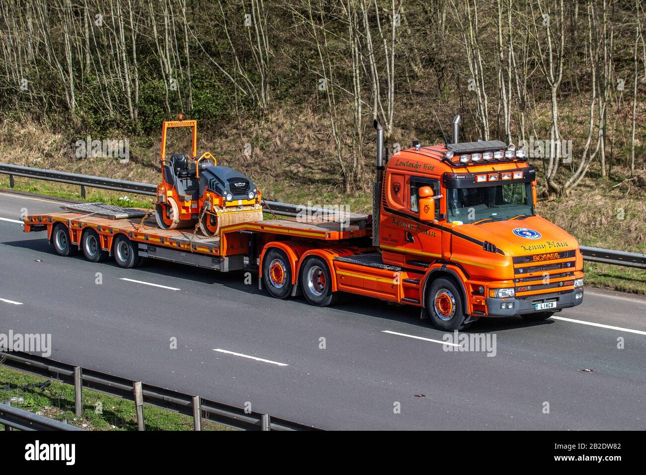 Kenny Blain HGV Haulage delivery trucks, long load lorry ...