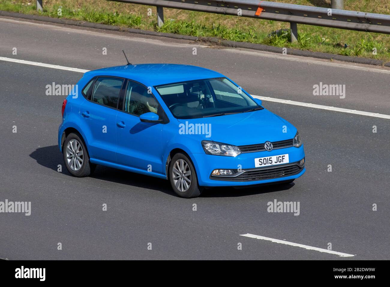 Blue volkswagen polo hi-res stock photography and images - Alamy