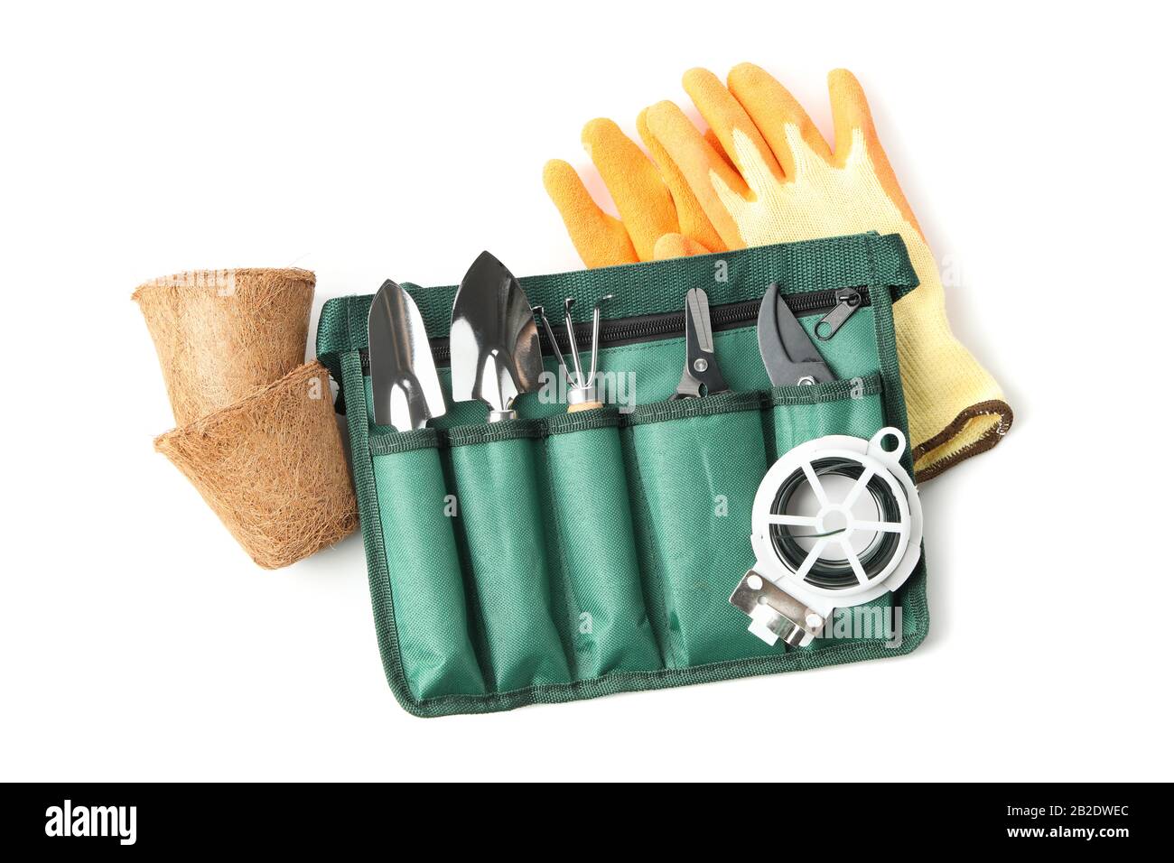 Garden equipment set different Cut Out Stock Images & Pictures - Alamy