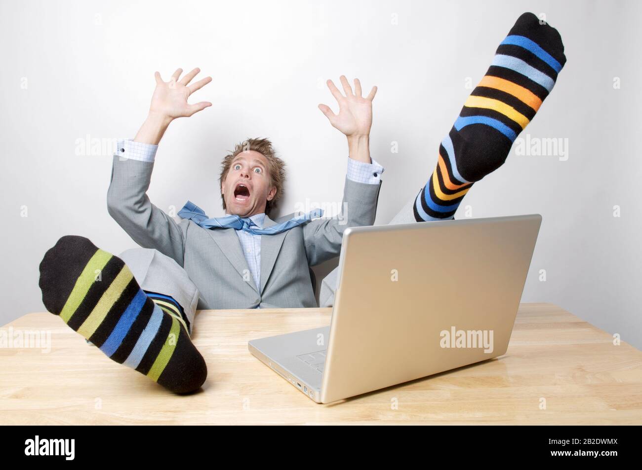 Computer blown up hi-res stock photography and images - Alamy