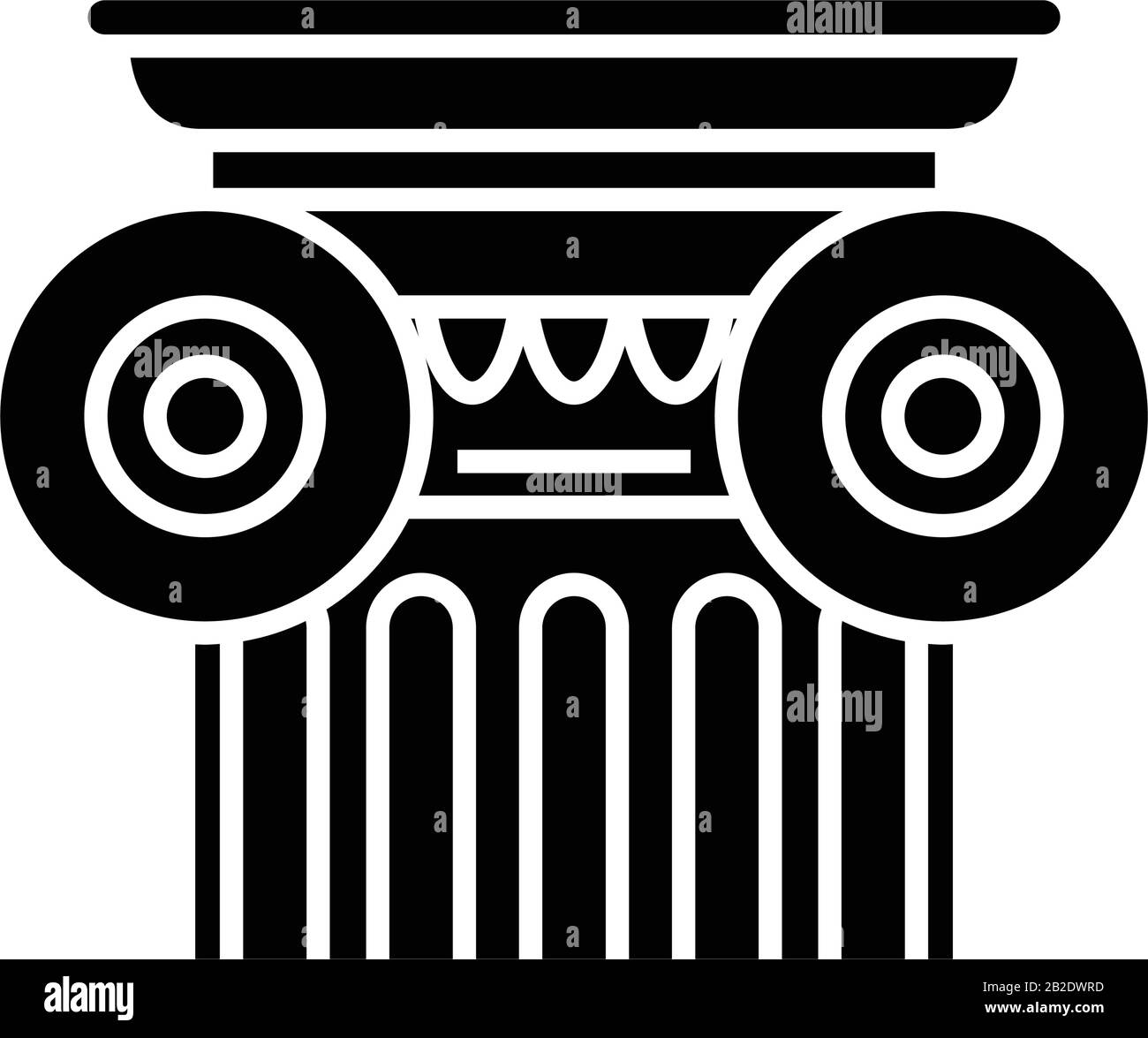 Ionic order of greek architecture hi-res stock photography and images ...