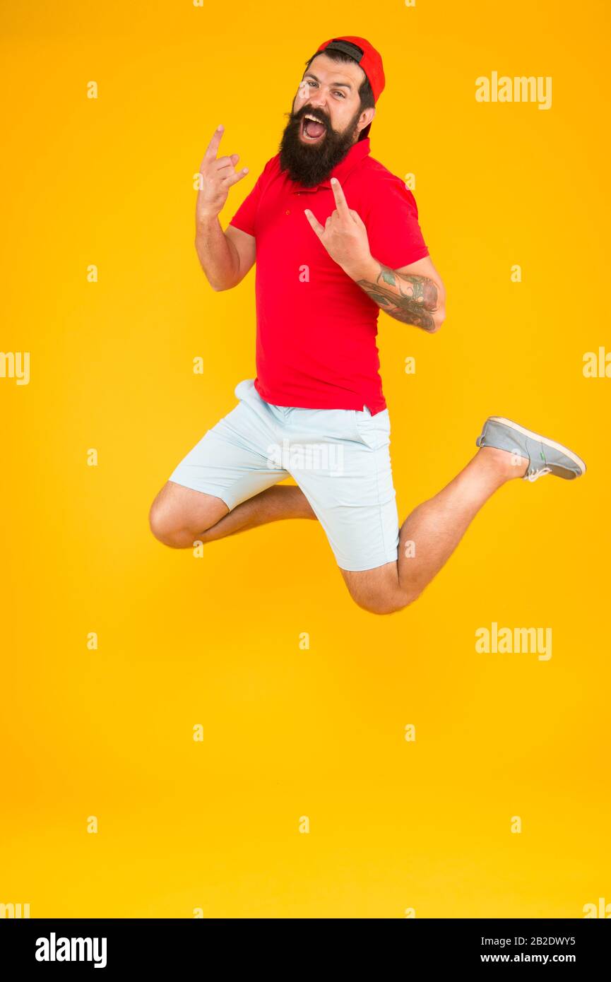 Inspired concept. Always in motion. Enjoying active lifestyle. Happy ...