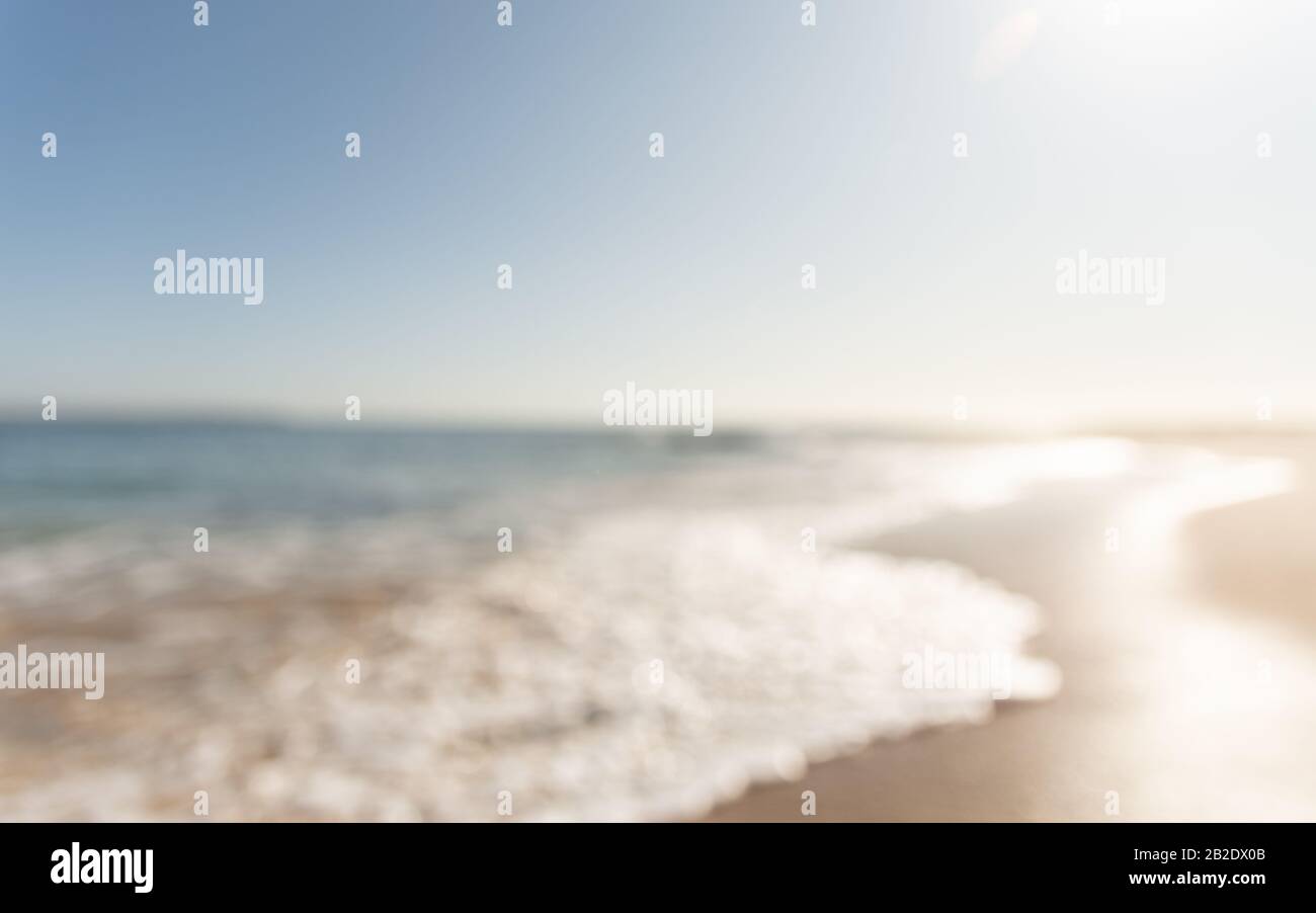 Blurred nature background at the beach - backgrounds and textures ...
