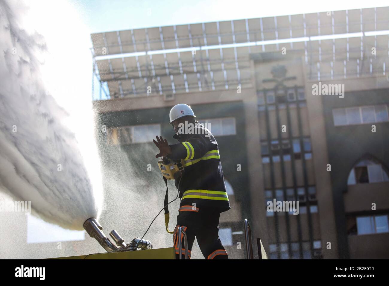 Gaza City, The Gaza Strip, Palestine. 2nd Mar, 2020. Members of the ...