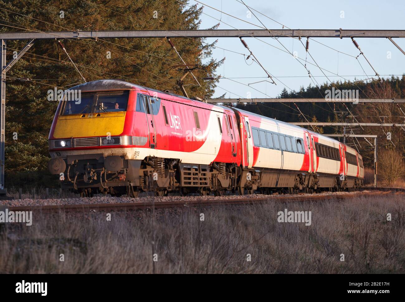 Class 91 electric locomotive hi-res stock photography and images - Alamy