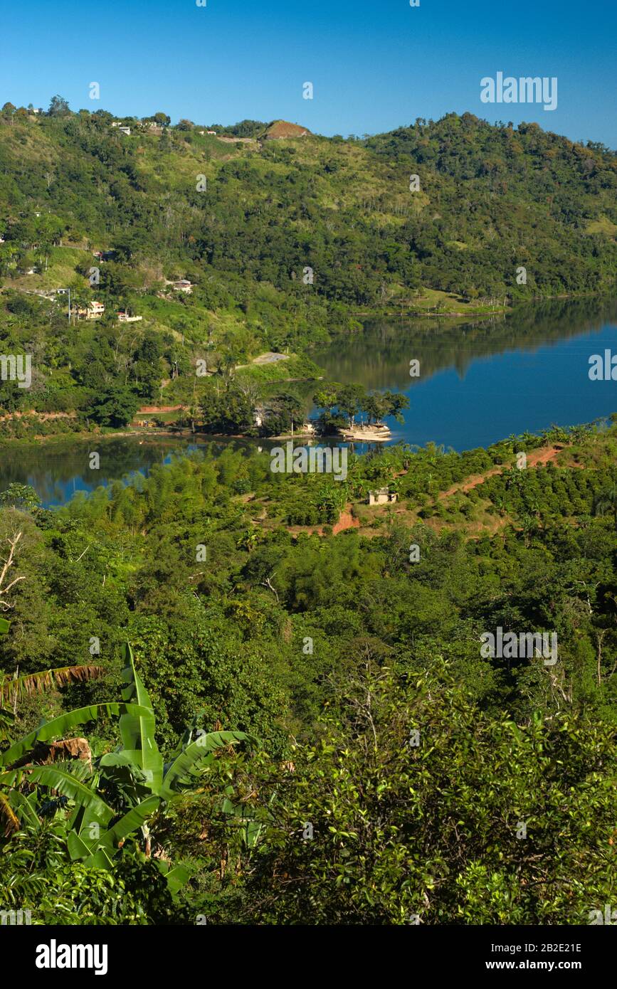 Lago Guayo, Castañer Stock Photo - Alamy