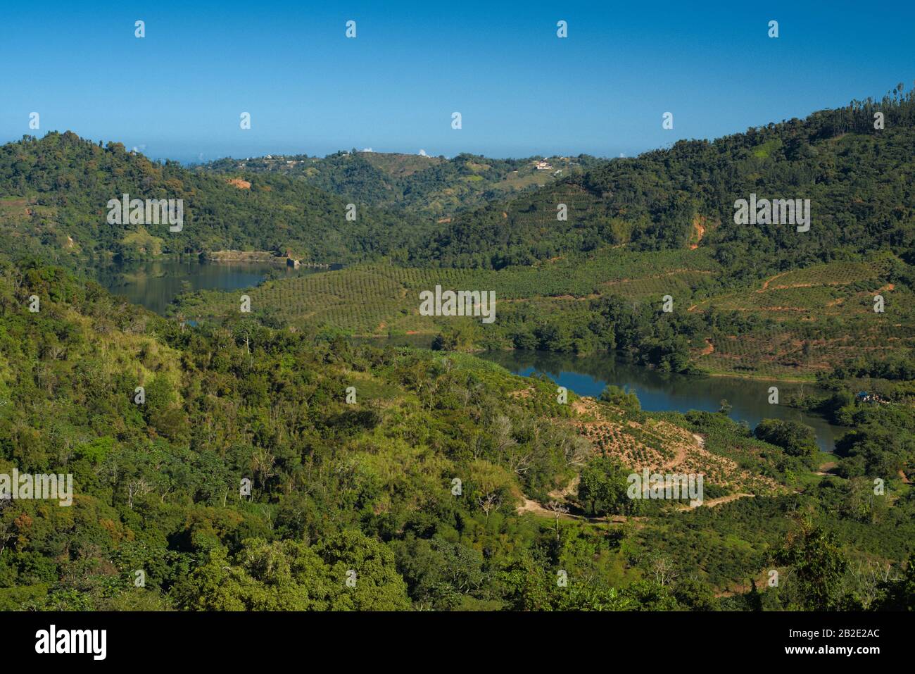 Lago Guayo, Castañer Stock Photo - Alamy