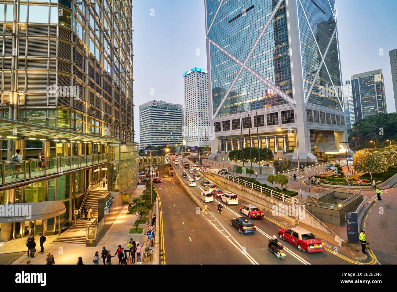HONG KONG, CHINA - CIRCA JANUARY, 2019: Hong Kong urban landscape at ...