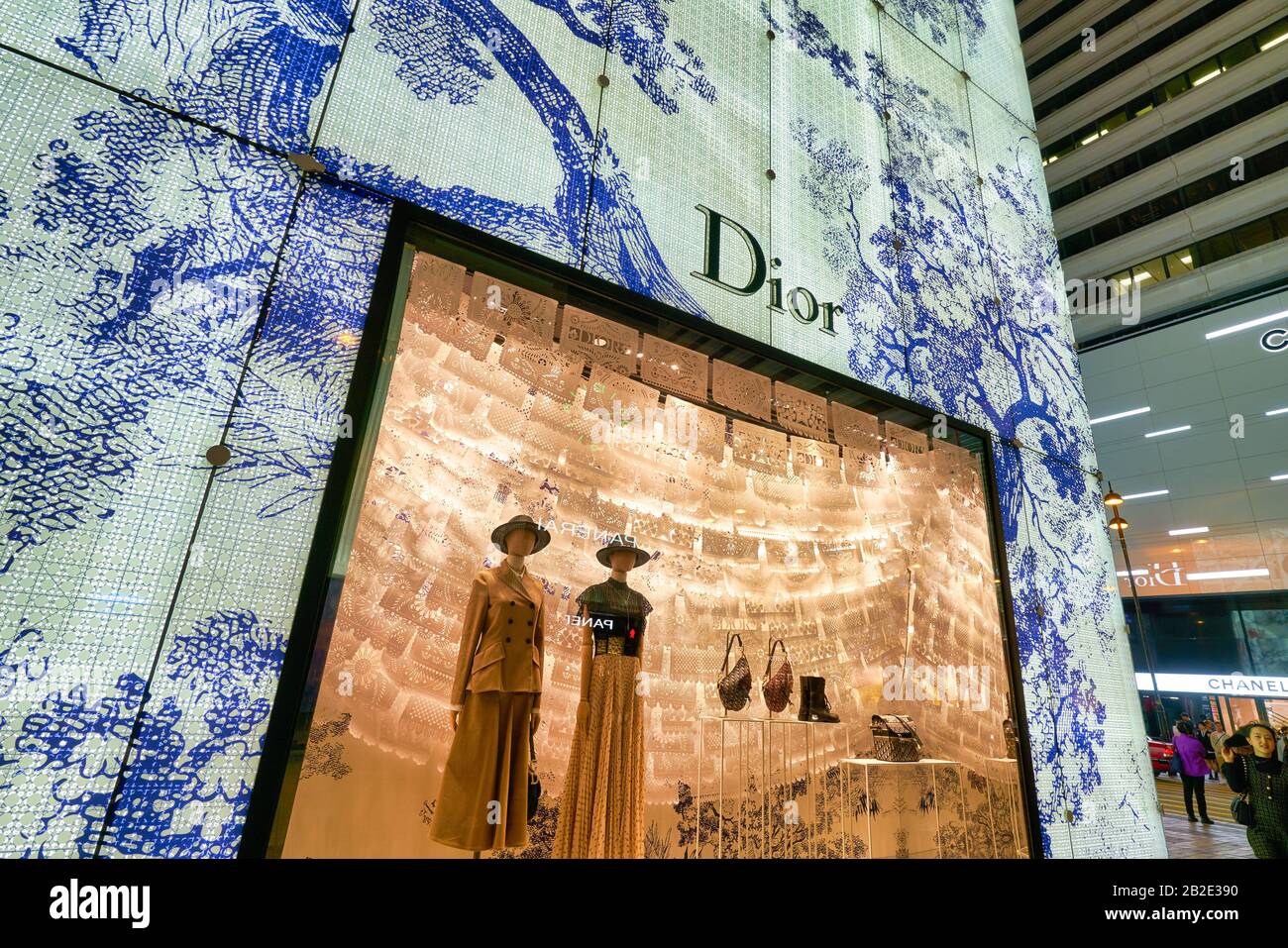 HONG KONG, CHINA - CIRCA JANUARY, 2019: display window at Christian ...
