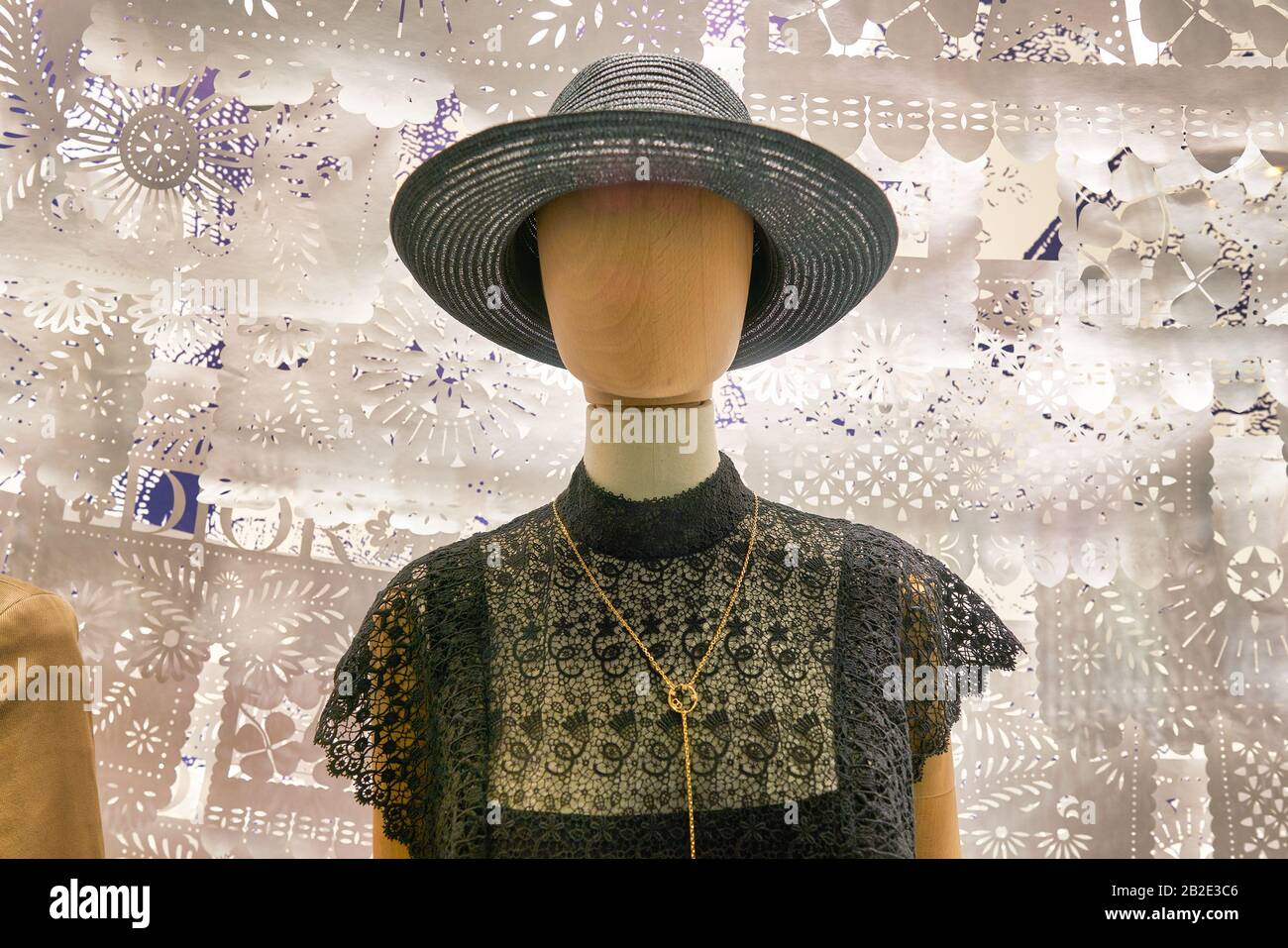 HONG KONG, CHINA - CIRCA JANUARY, 2019: close up shot of display window ...