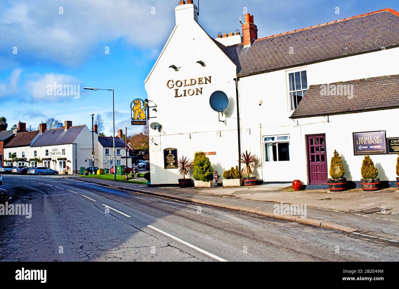 The Golden Lion and The Dun Cow Inn, Sedgefield, County Durham, England ...