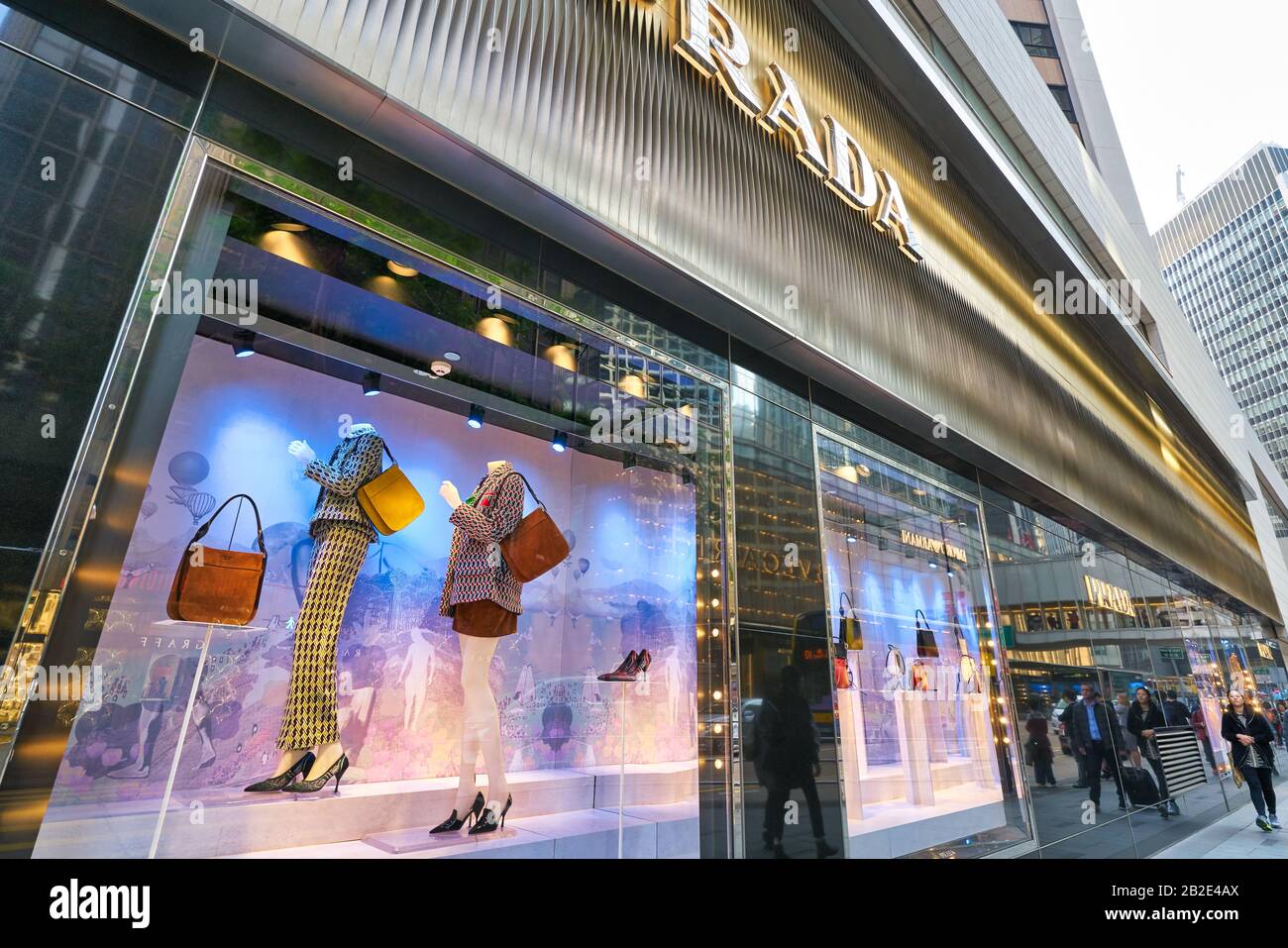 HONG KONG, CHINA - CIRCA JANUARY, 2019: Prada storefront in Hong Kong Stock Photo - Alamy
