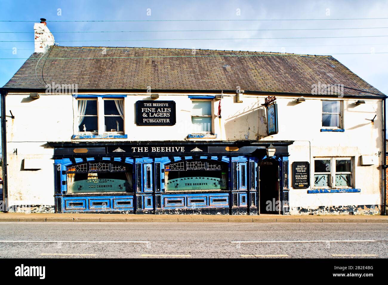 The Beehive Pub, Fishburn, County Durham, England Stock Photo - Alamy
