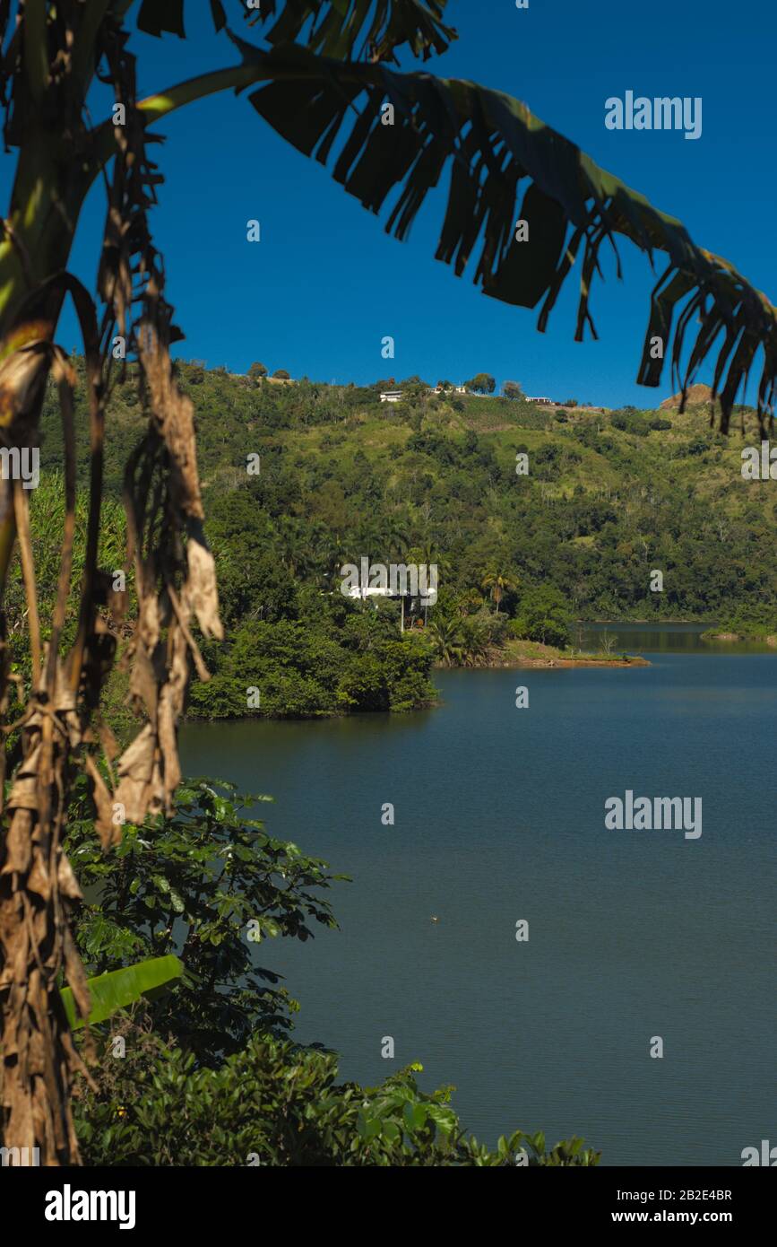 Lago Guayo, Castañer Stock Photo - Alamy
