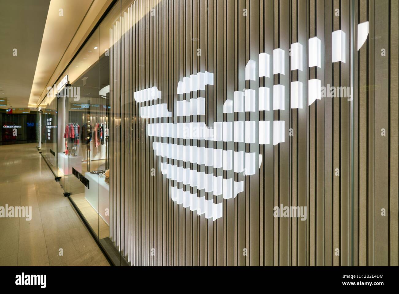 Armani Sign High Resolution Stock Photography and Images - Alamy