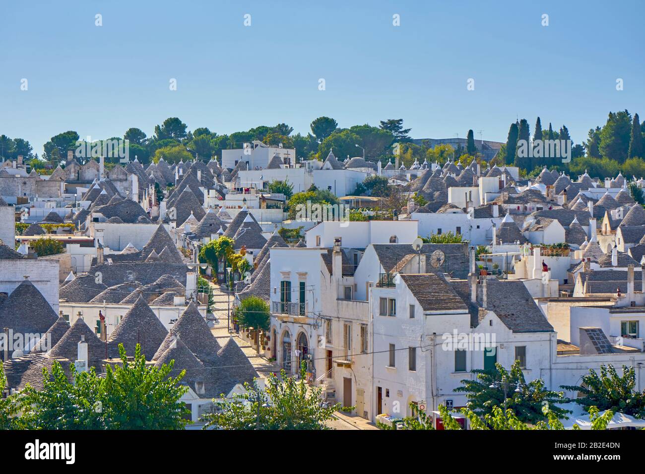 Detailed View Of Alberobello Ancient City Ancient City With Typical ...