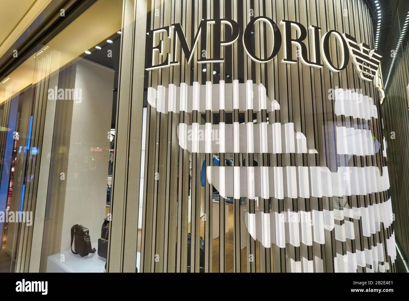 Emporio armani sign hi-res stock photography and images - Alamy