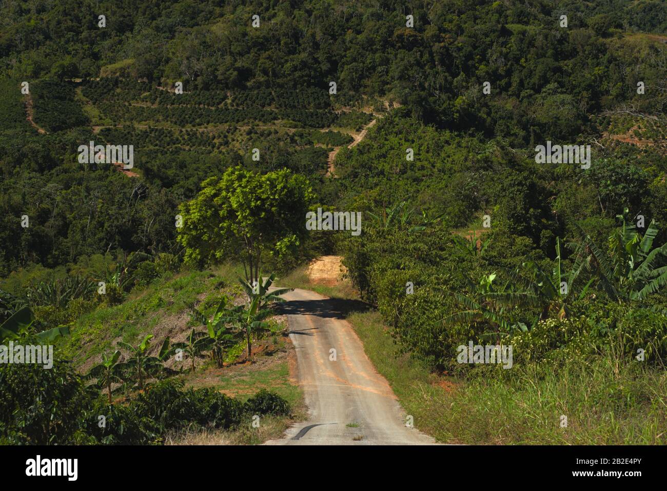 Lago Guayo, Castañer Stock Photo - Alamy