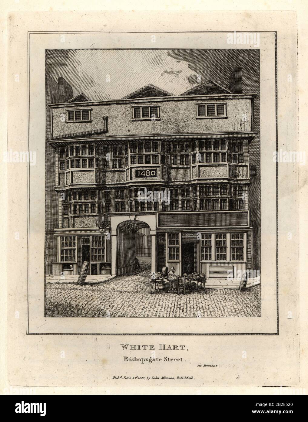 Medieval pub drawing hi-res stock photography and images - Alamy